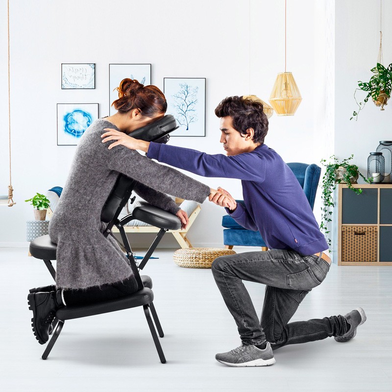 Chaise De Massage Ergonomique Multifonctions Pliable Cdm120k Yoghi