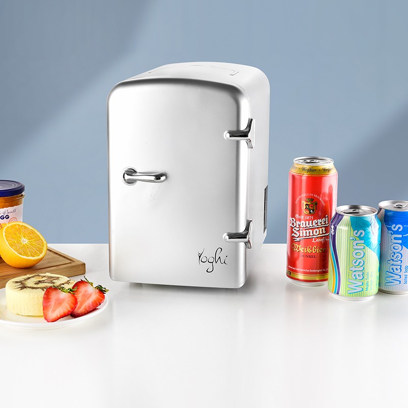 Mini Frigo 4L Silver Nano Fridge - Yoghi